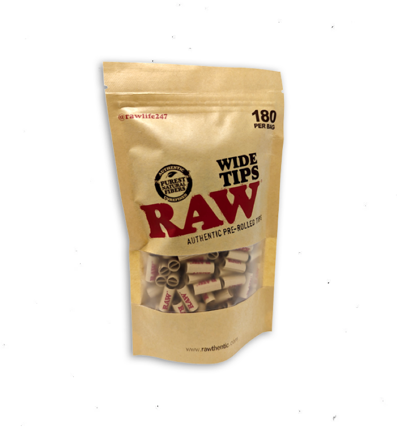RAW - Pre Rolled Wide Tips (180pcs) – BDDbrands