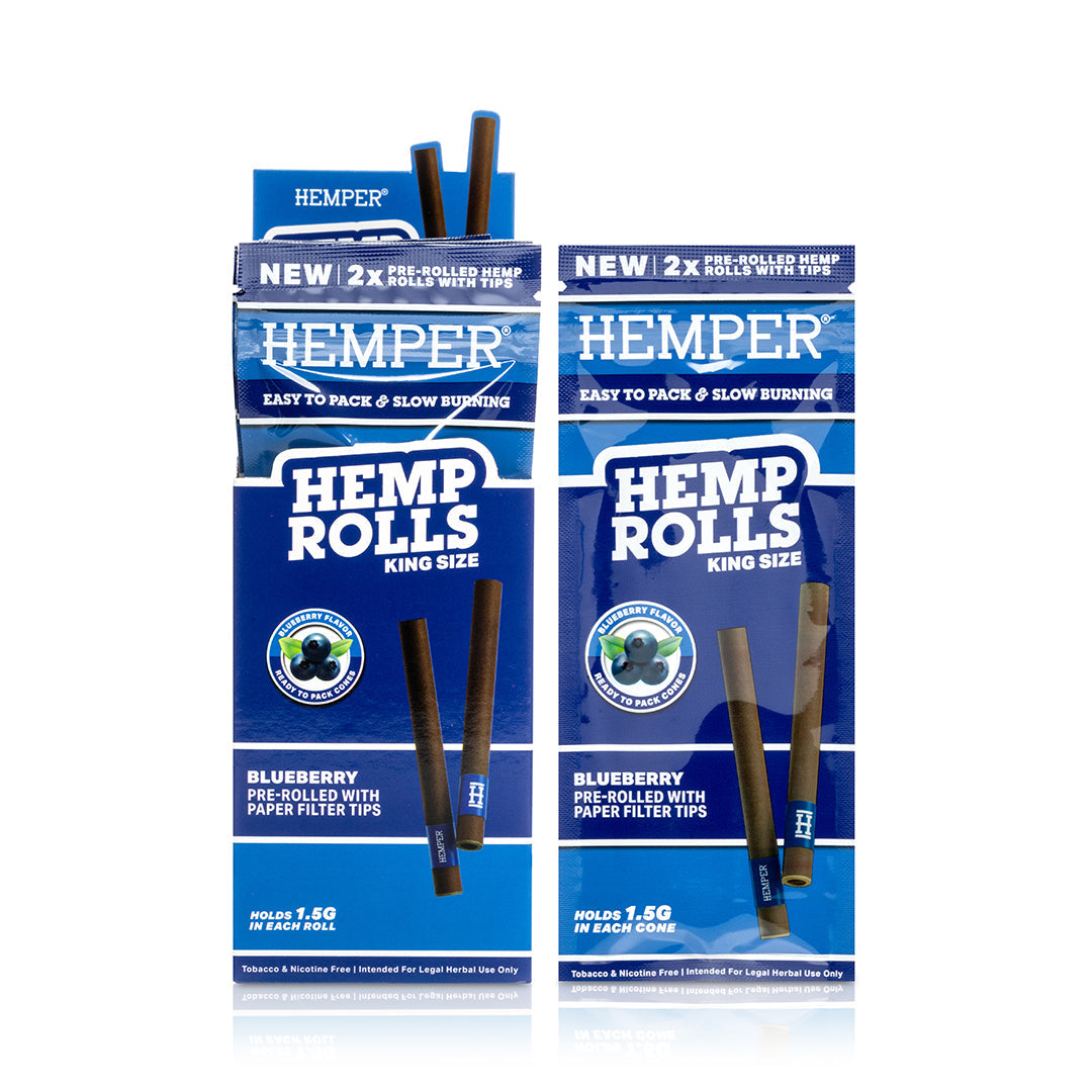Pre-Rolled King Size Paper Tip Hemp Rolls | 2PK Display – BDDbrands