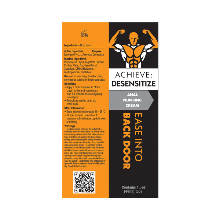 Achieve: Desensitize Anal Numbing Cream – BDDbrands