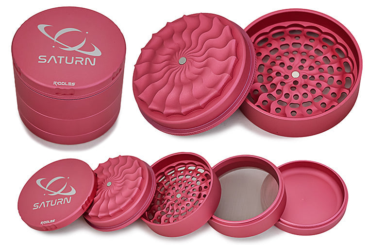 RIDDLES - SATURN ALUMINUM GRINDER - 100MM | Grinder – BDDbrands