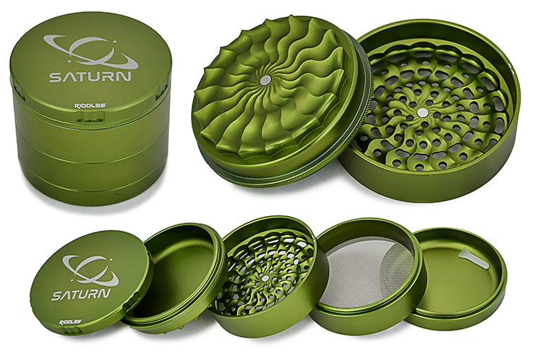 RIDDLES - SATURN ALUMINUM GRINDER - 100MM | Grinder – BDDbrands